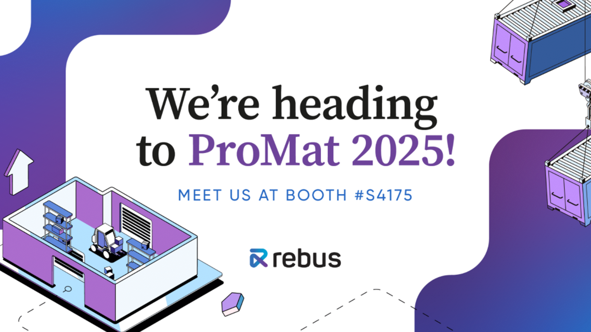 Visit Rebus at ProMat 2025 in Chicago - Rebus