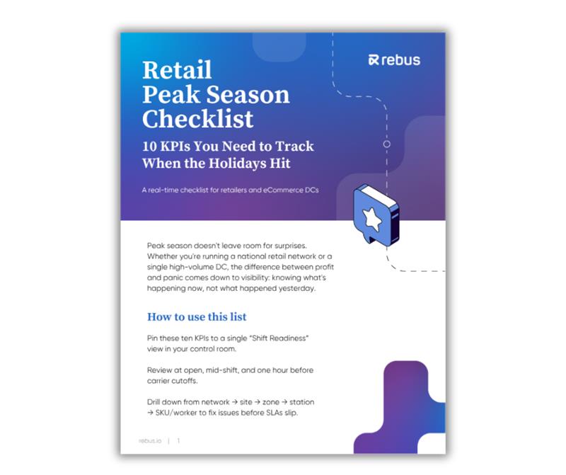 Retail Peak Season Checklist - Download
